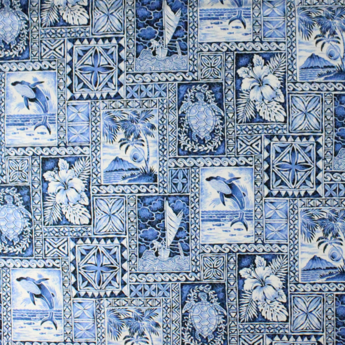 Ocean Blue Tapa – Little Turtle Hawaii